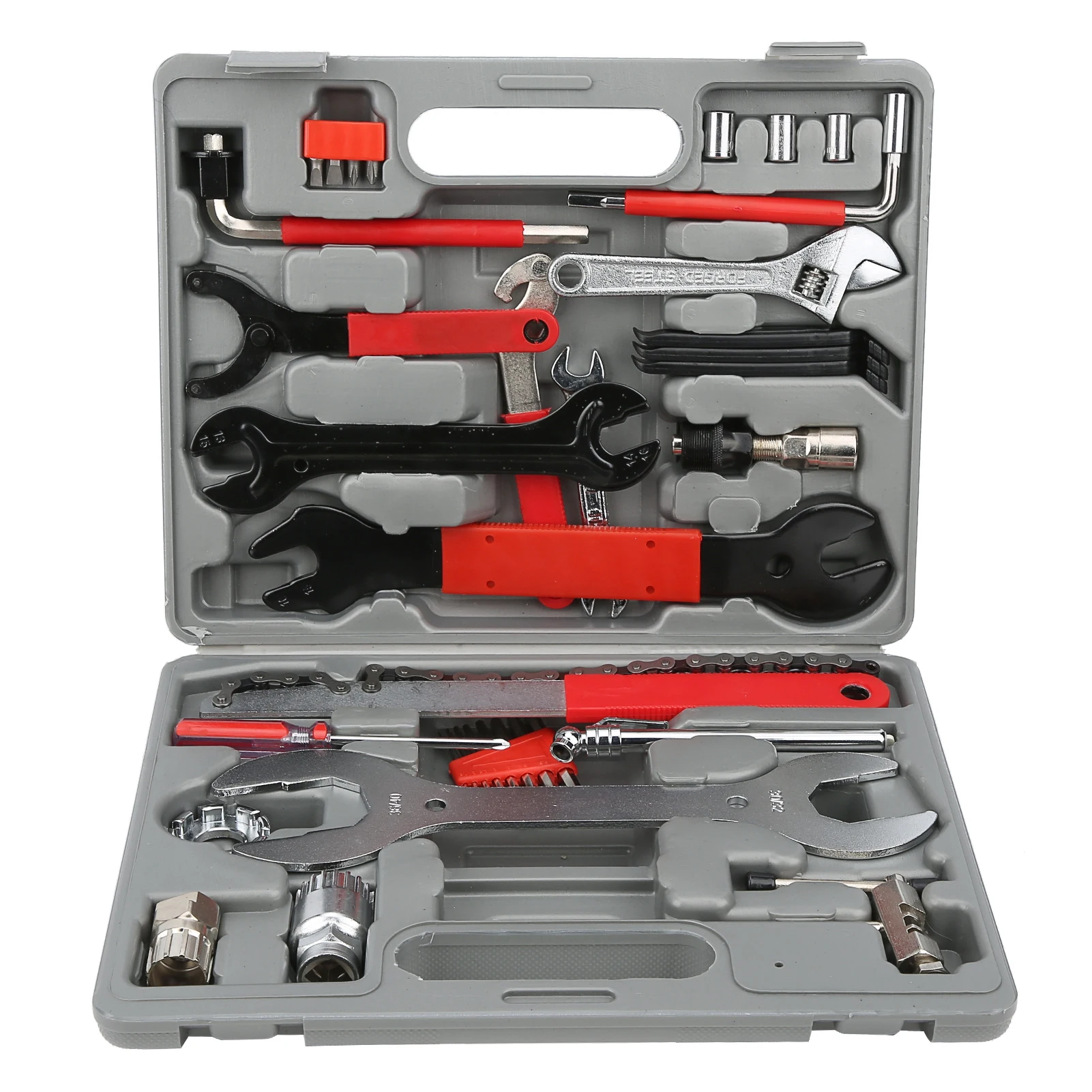 44pcs Bicycle Repair Multi Tools Kit Set Mountain Bike Cycle Puncture ...