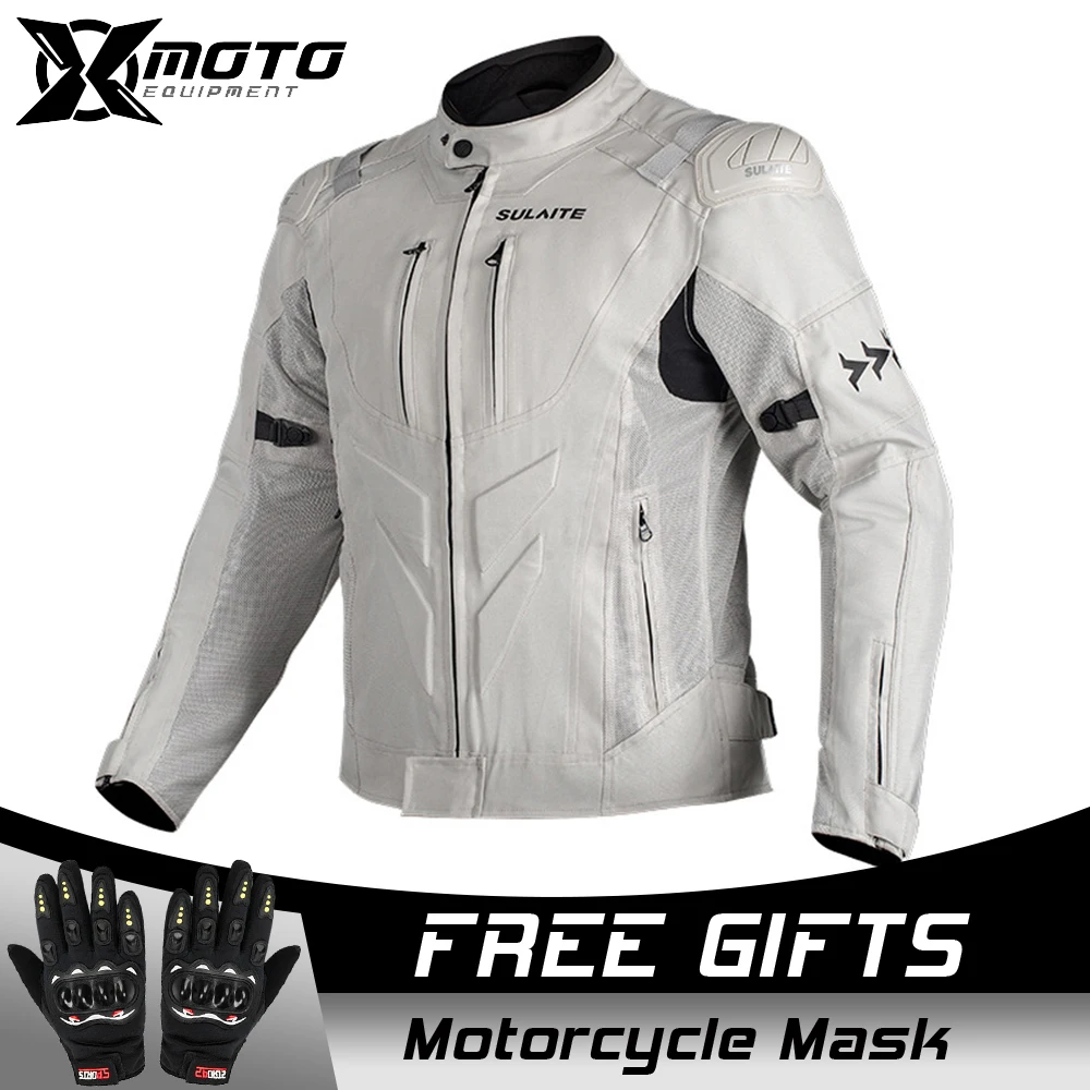 SULAITE-Motorcycle-Jacket-Summer-Breathable-Road-Racing-Clothing ...