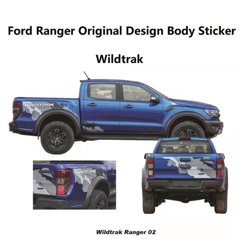Car-sticker-FOR-Ford-Ranger-wildtrack-body-exterior-with-fashionable ...