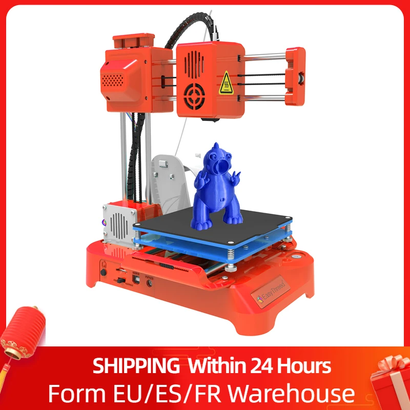 EasyThreed K9 Mini Desktop Children 3D Printer 100*100*100mm Print Mute Printing with TF Card ...
