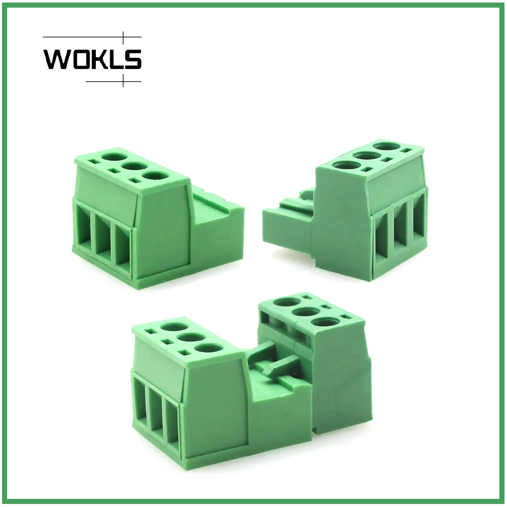 5 juegos KF2EDGRK 5,08 2EDGKR 5,08mm conector PCB tornillo enchufable ...