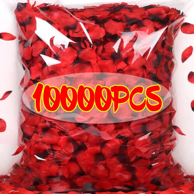 Lots Artificial Fake Rose Petals Red Roses Petal Flowers Simulation ...