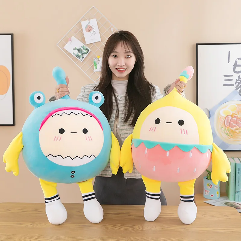 35cm New Transformation Eggman Doll Doll Cross-dressing Shark ...