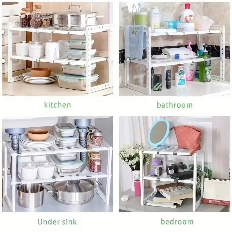 Stackable Cabinet Organizer Shelves – ALL KITCHEN THINGS