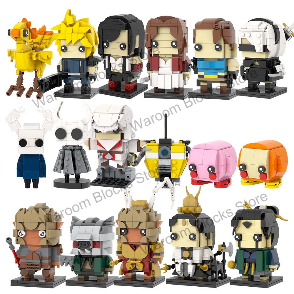 MOOXI MOC Game Brickheadz Black Myth Wukong FF Hollows Knight Building ...
