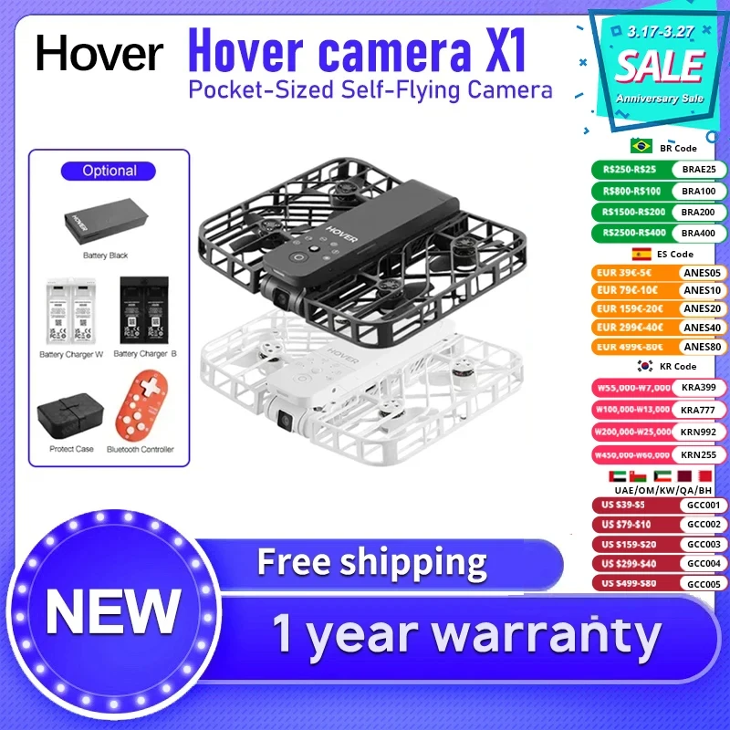 Hover-Camera-X1-Revolutionary-Flying-Camera-HOVERAir-X1-125g-Ultra-Light-Portable-Unlock ...