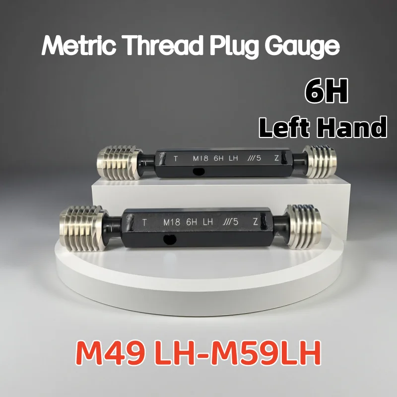 1pcs 6H M49 LH-M59LH Thread gauge, left-hand thread, coarse and fine ...