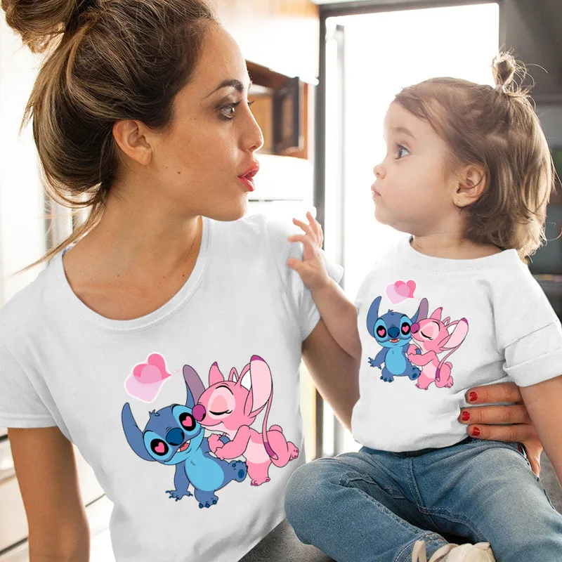 Disney-Camiseta-con-estampado-de-Lilo-Stitch-para-madre-e-hija-ropa-a ...