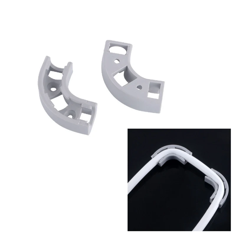 1/4" 3/8" PE Hose Water Pipe Flow Bend Clip 90 Degree Fixing Clamp Tube ...