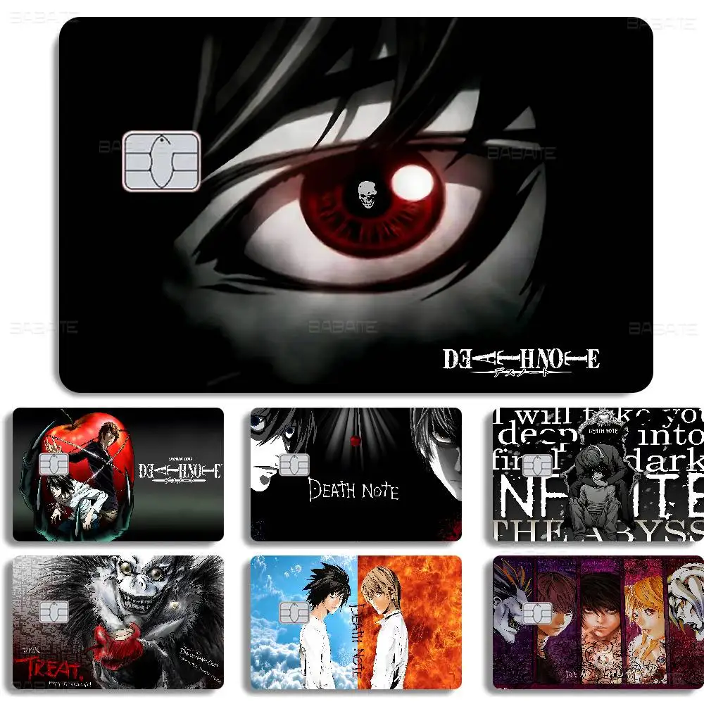 Anime D-death Note Manga Anime Cartoon Sticker Film Skin For Credit ...