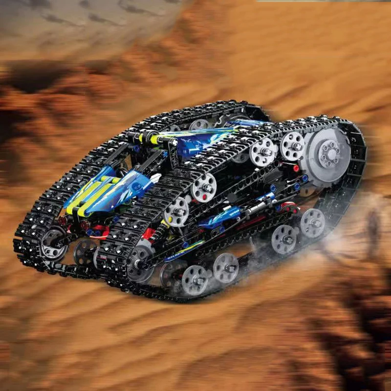 In-Stock-880-Pcs-Rolling-Remote-Control-Vehicle-Building-Block-Bricks ...