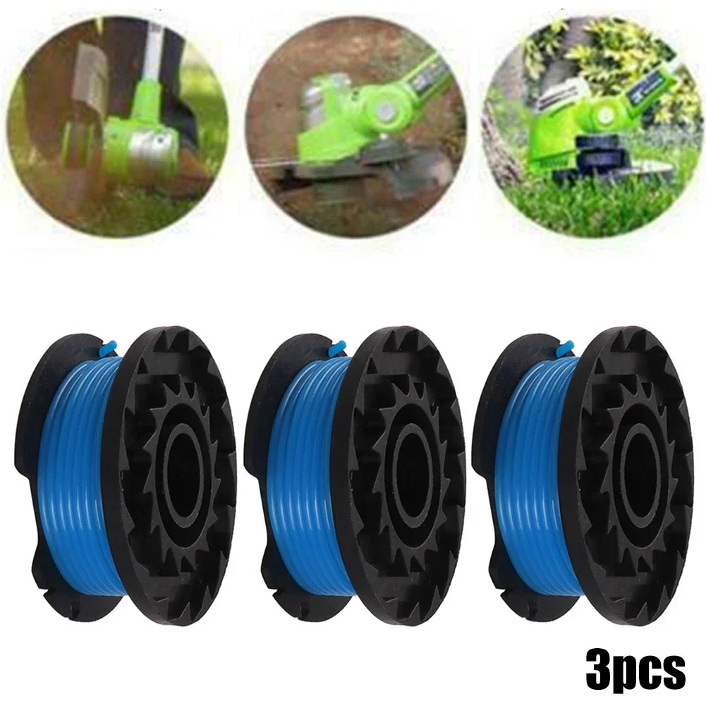 3-Pieces-For-Karcher-2-444-016-0-Thread-Spool-Line-Spools-Blue-1-6mm ...