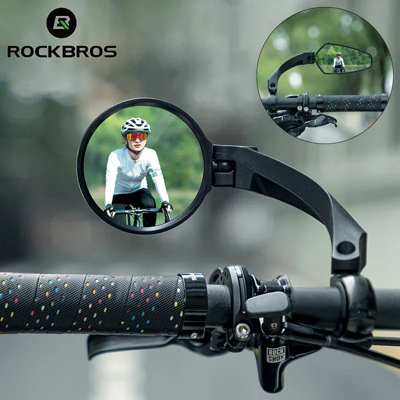 ROCKBROS-Bicycle-Rear-View-Mirror-HD-Motorcycle-Scooter-MTB-Handlebar ...