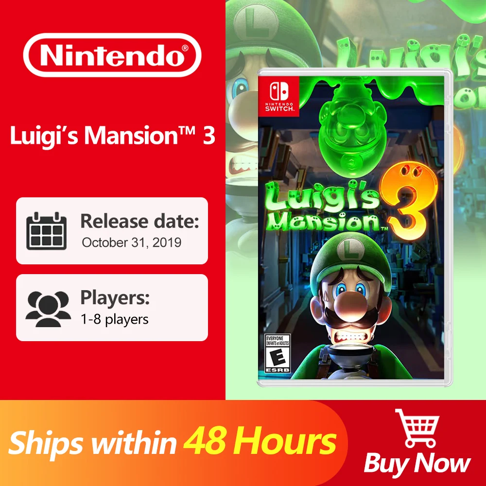 Luigi Mansion 3 Nintendo Switch Games Action and Adventure Genre ...