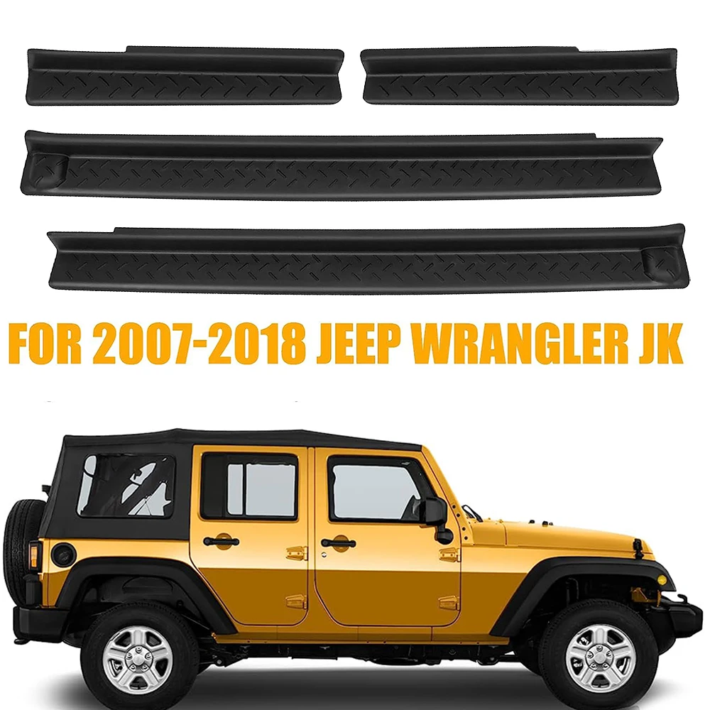 Door-Sill-Guards-Kit-Door-Entry-Guards-For-Jeep-Wrangler-JK-2-4Door ...