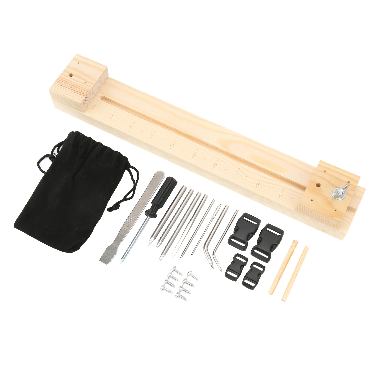 Weaving Wooden Frame Paracord Steel Needle Combination Paracord DIY ...