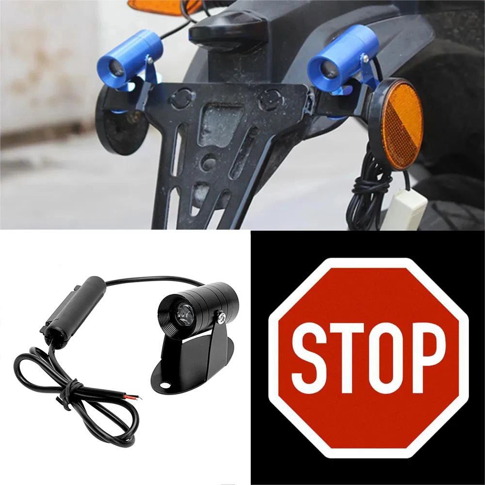 1-Pieces-Red-White-STOP-Logo-LED-Projector-Motorcycle-Accessory-Laser ...