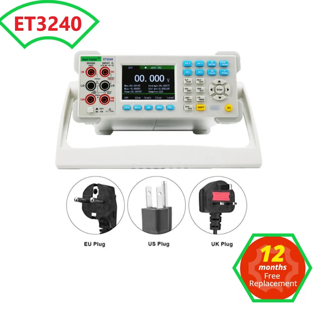 East Tester Digital Multimeter ET3240 Automatic Counts Benchtop 3.5 ...
