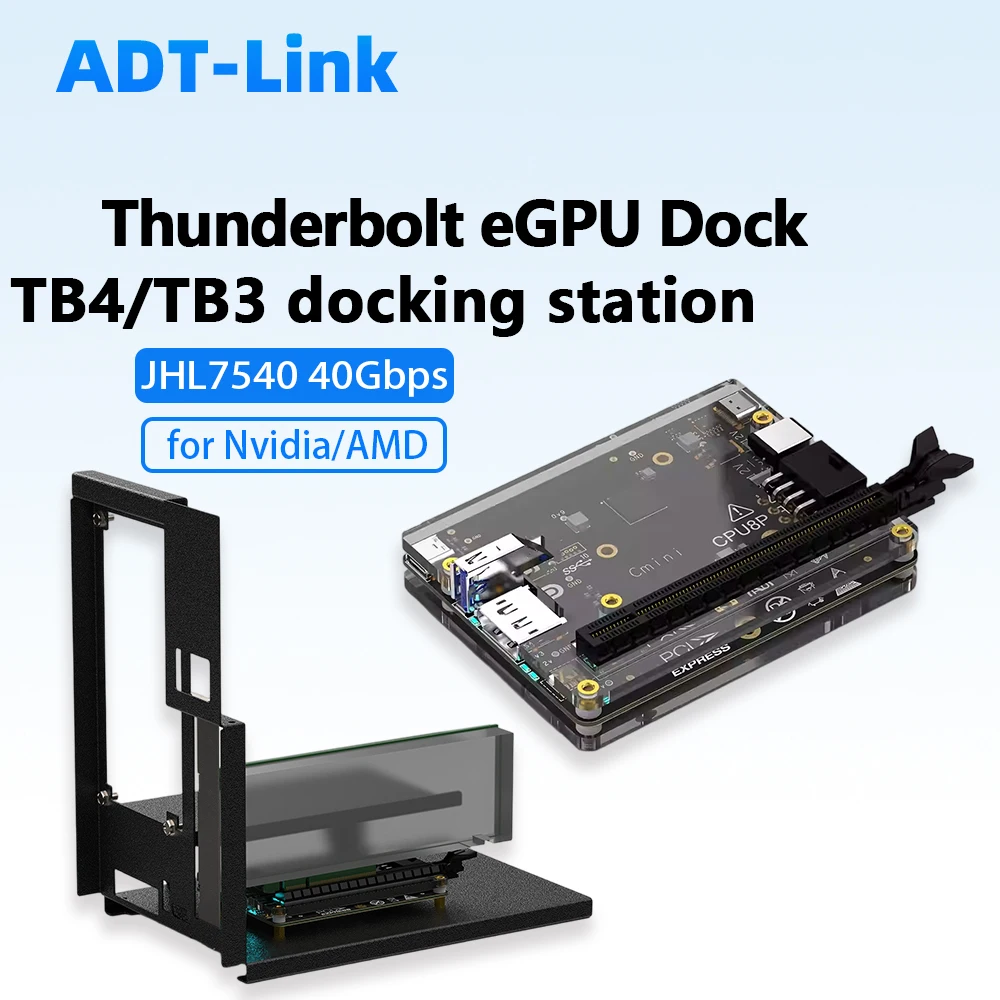 Thunderbolt 4 /3 TB4 TB3 estación de acoplamiento de tarjeta gráfica ...