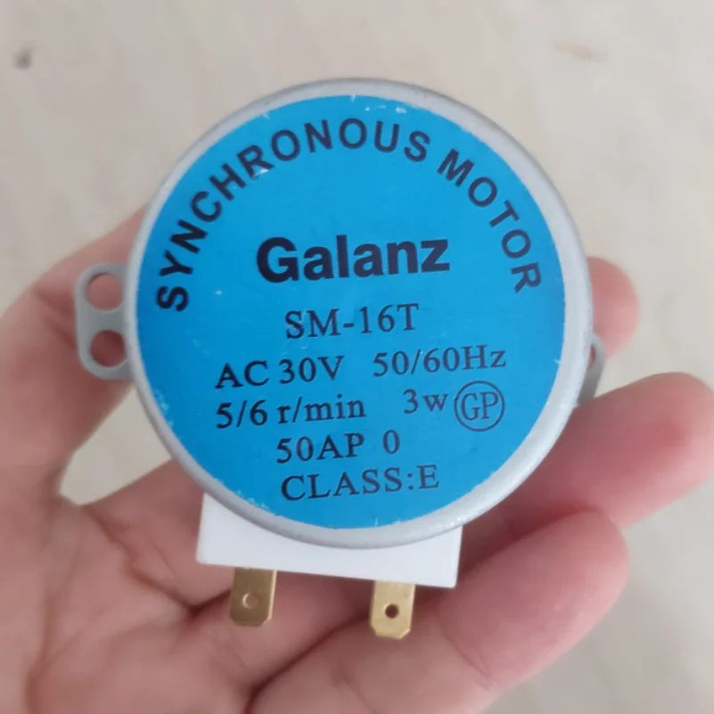 Brand-new-SM-16T-AC-synchronous-motor-30V-3W-D-shaft-5-6RPM-30-36RPM ...