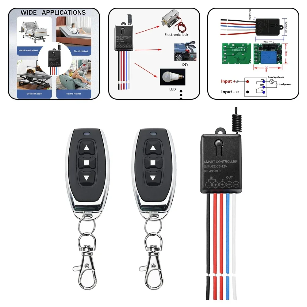 Forward-Reverse-Remote-Switch-DC-5V-To-24V-20A-Linear-Actuator-12V ...