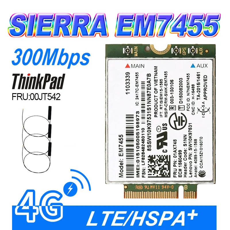 EM7455-Sierra-m-dulo-inal-mbrico-FDD-TDD-LTE-4G-Gobi6000-para-Lenovo ...