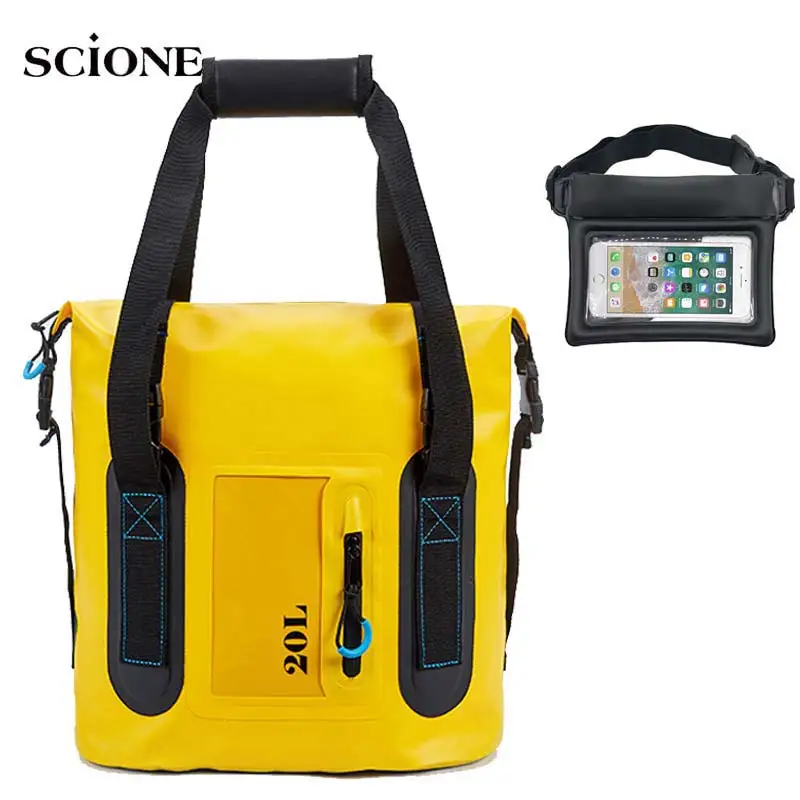 500D PVC Waterproof Dry Bag Floatable Diving Man Women Beach Swimming ...