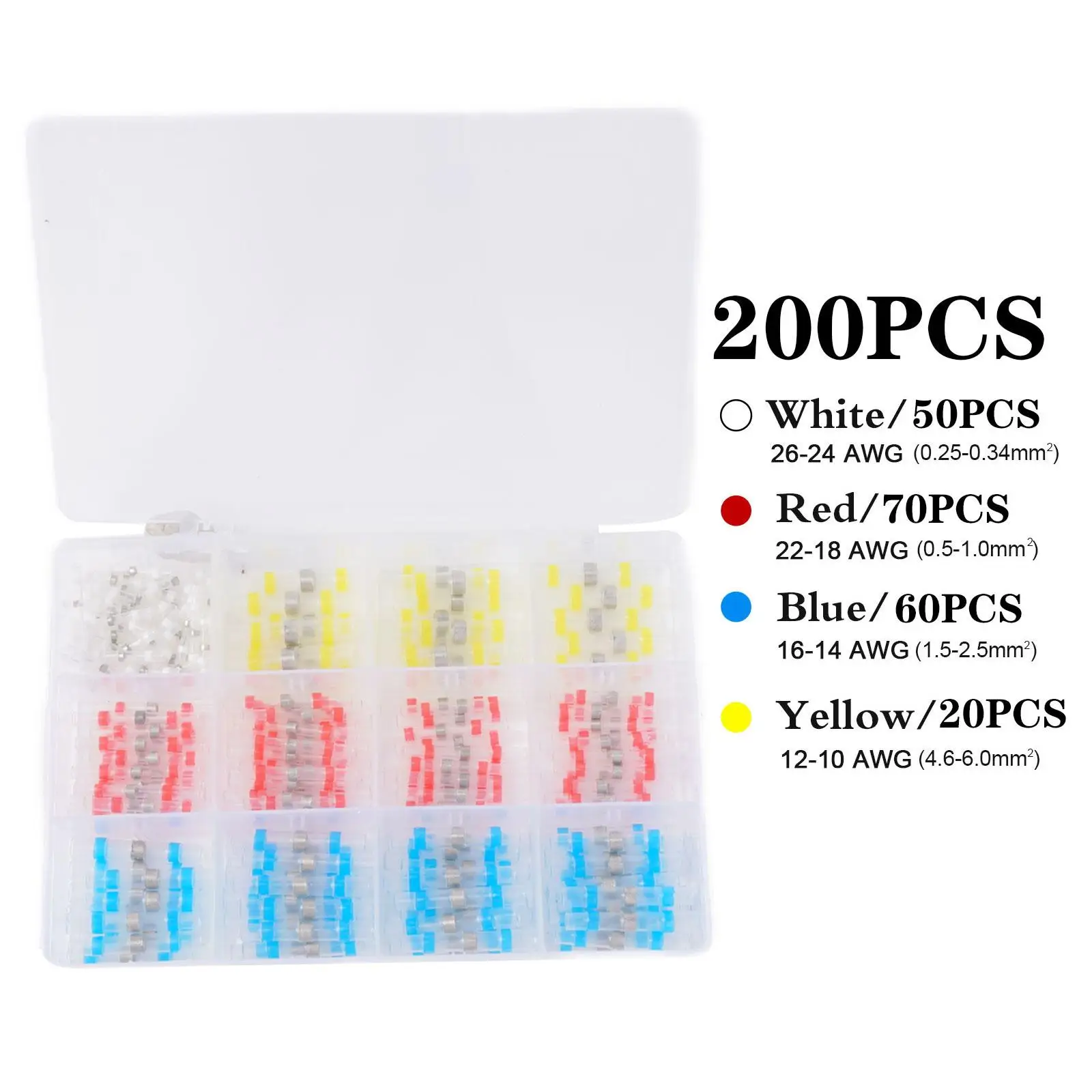 솔더 슬리브 4종 100개입 키트 [TYE-SW002] / 디바이스마트