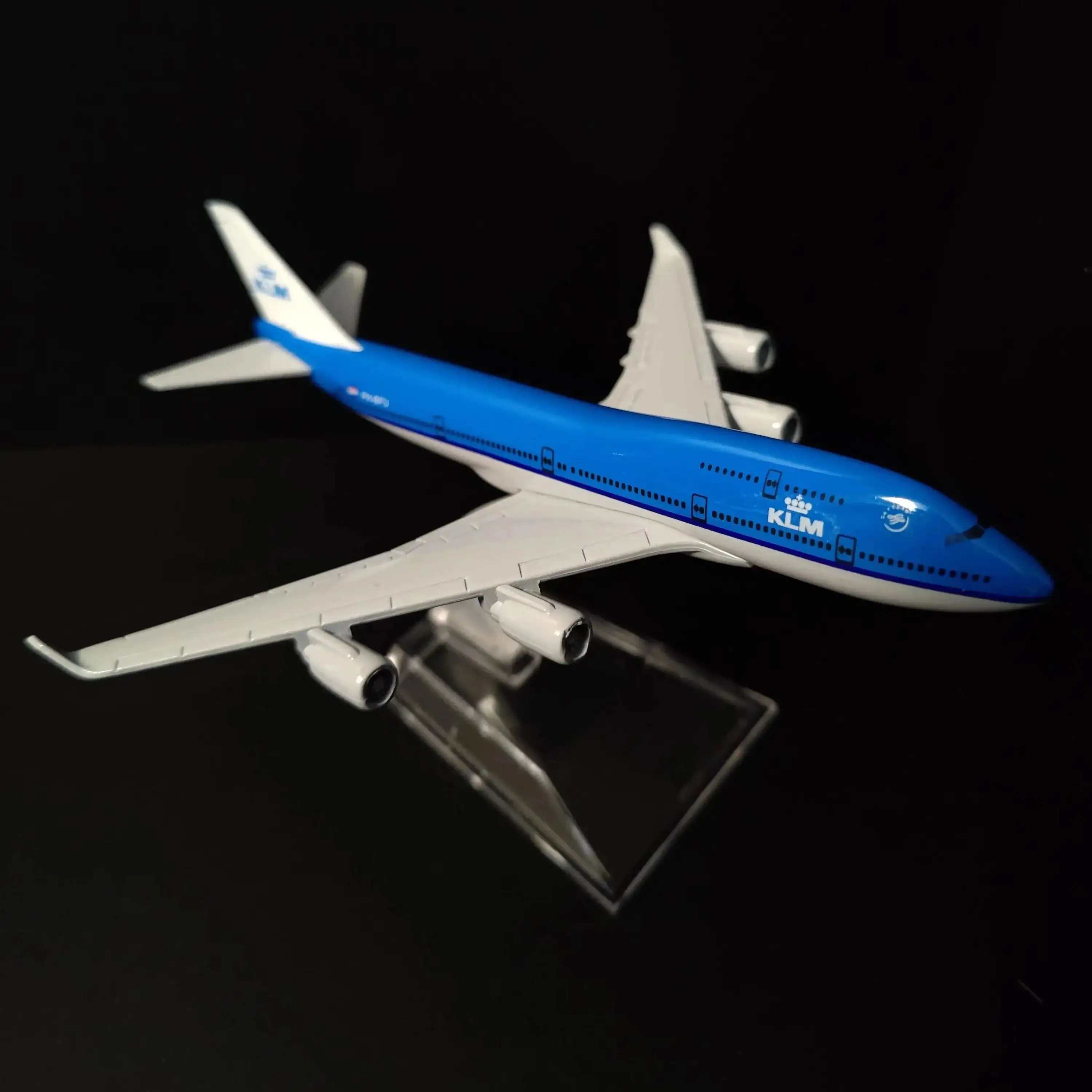 Scale-1-400-KLM-B747-Metal-Aircraft-Replica-Plane-Boeing-Airbus-Model ...