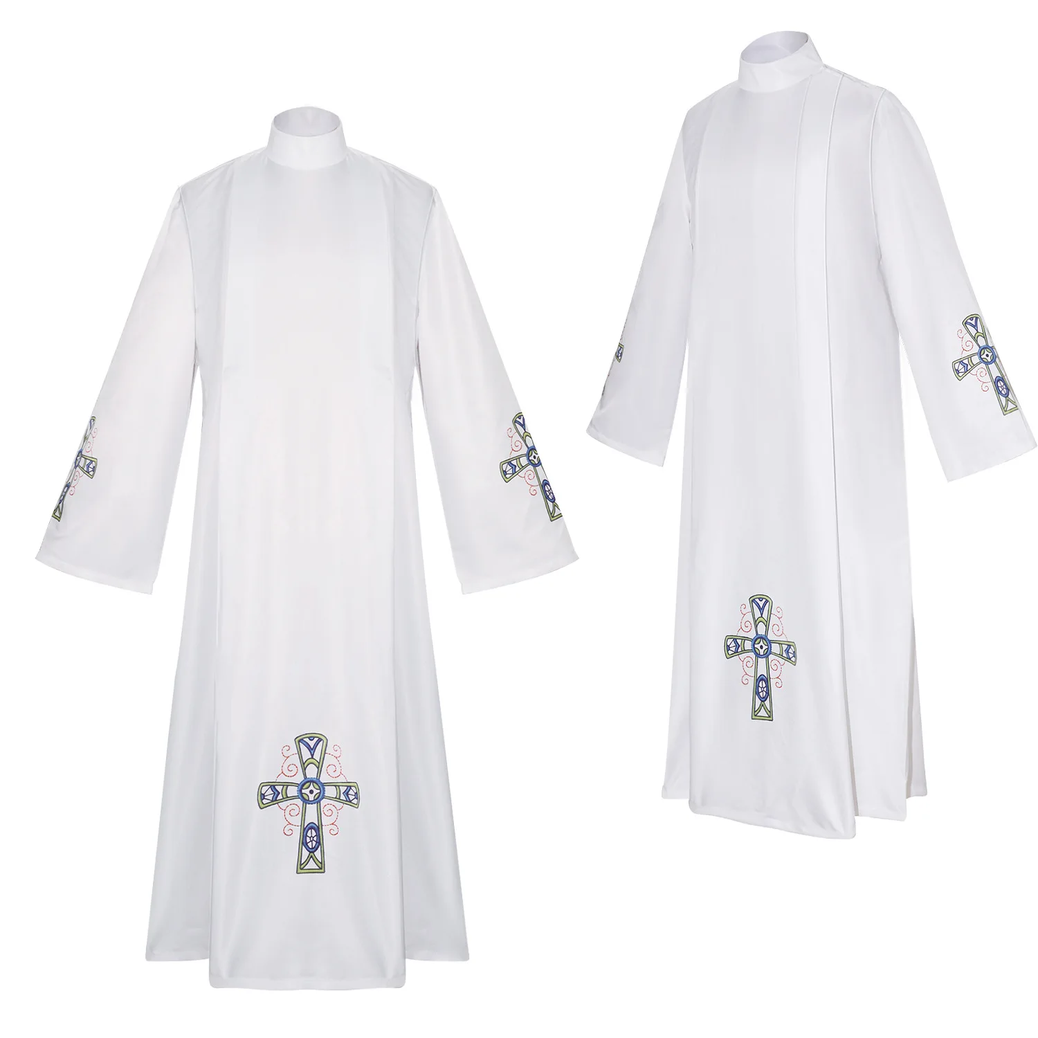 Clergy Robes Catholic Church Utensils Priest Robe White Church Gown ...