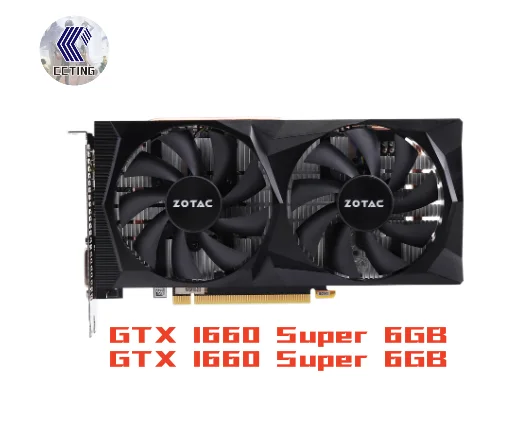 Zotac Gtx 1660 Super 6gb Gaming Video Cards Gtx 1660 6g Gpu Graphic Card - Demo Board ...