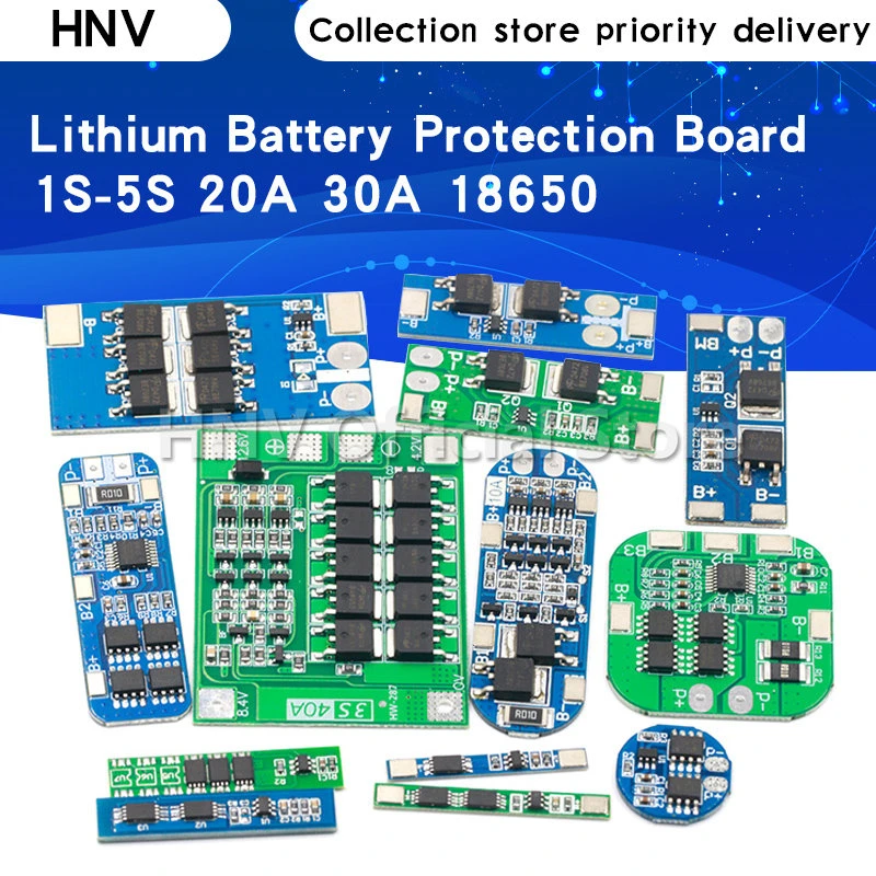 1S 2S 3S 4S 3A 20A 30A Li-ion Lithium Battery 18650 Charger PCB BMS ...