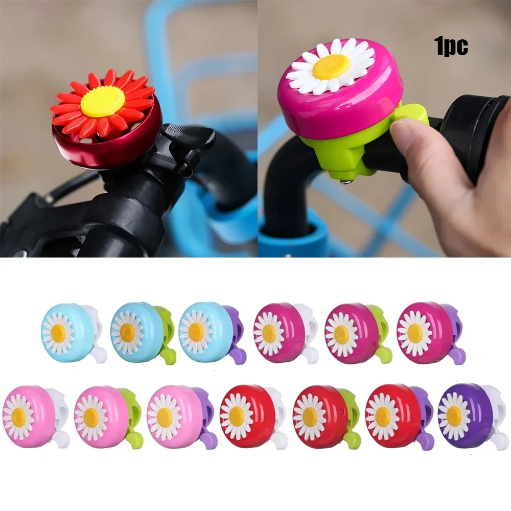 Colorful-Bicycle-Bell-Funny-Children-Girls-Daisy-Flower-for-Handlebars ...