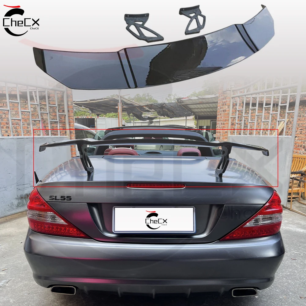 For-2004-2019-Mercedes-Benz-SL-Class-SL300-SL550-True-Carbon-Fiber-Rear ...
