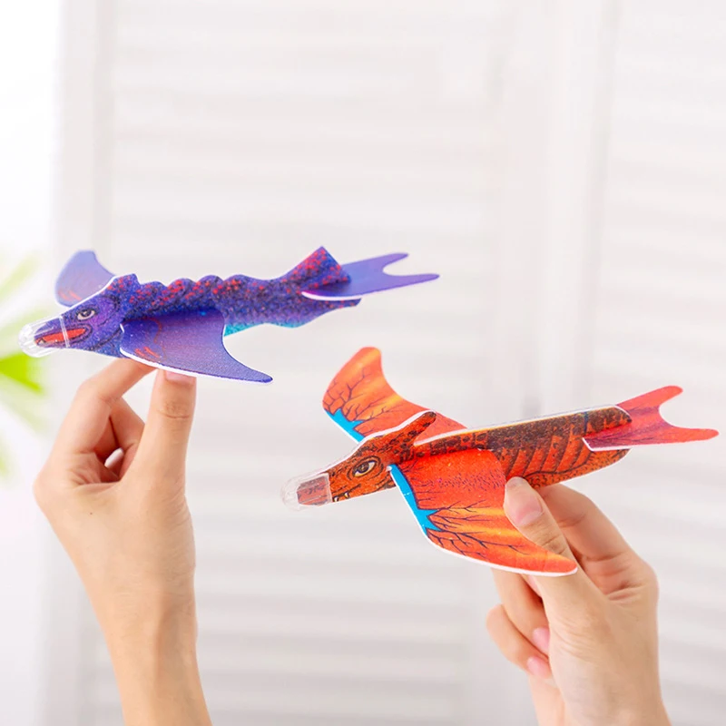 20Pcs-DIY-Hand-Throw-Flying-Glider-Plans-Foam-Airplane-Outdoor-Game ...