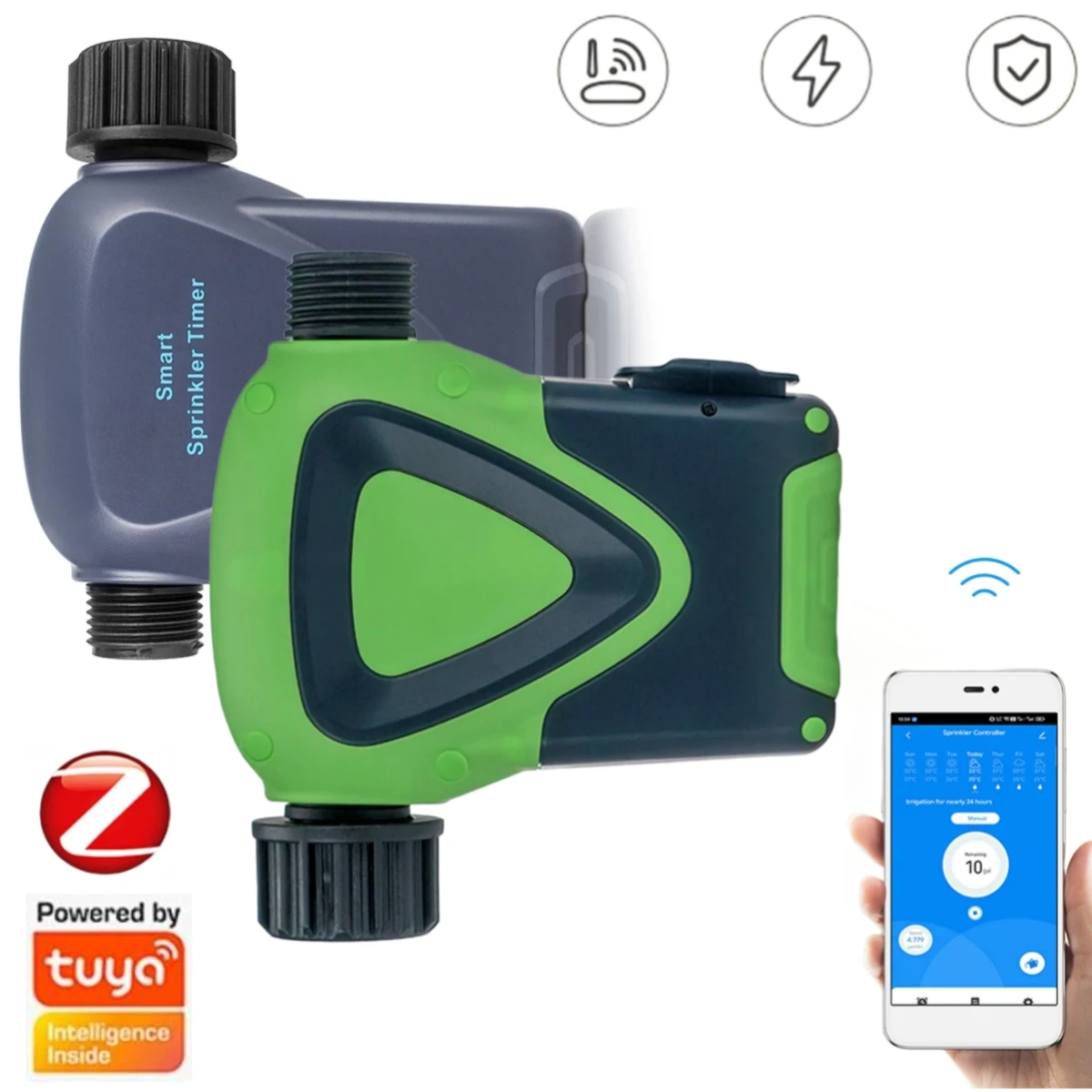 Autom-tico-Jardim-Rega-Irriga-o-Temporizador-Controlador-Inteligente-de ...