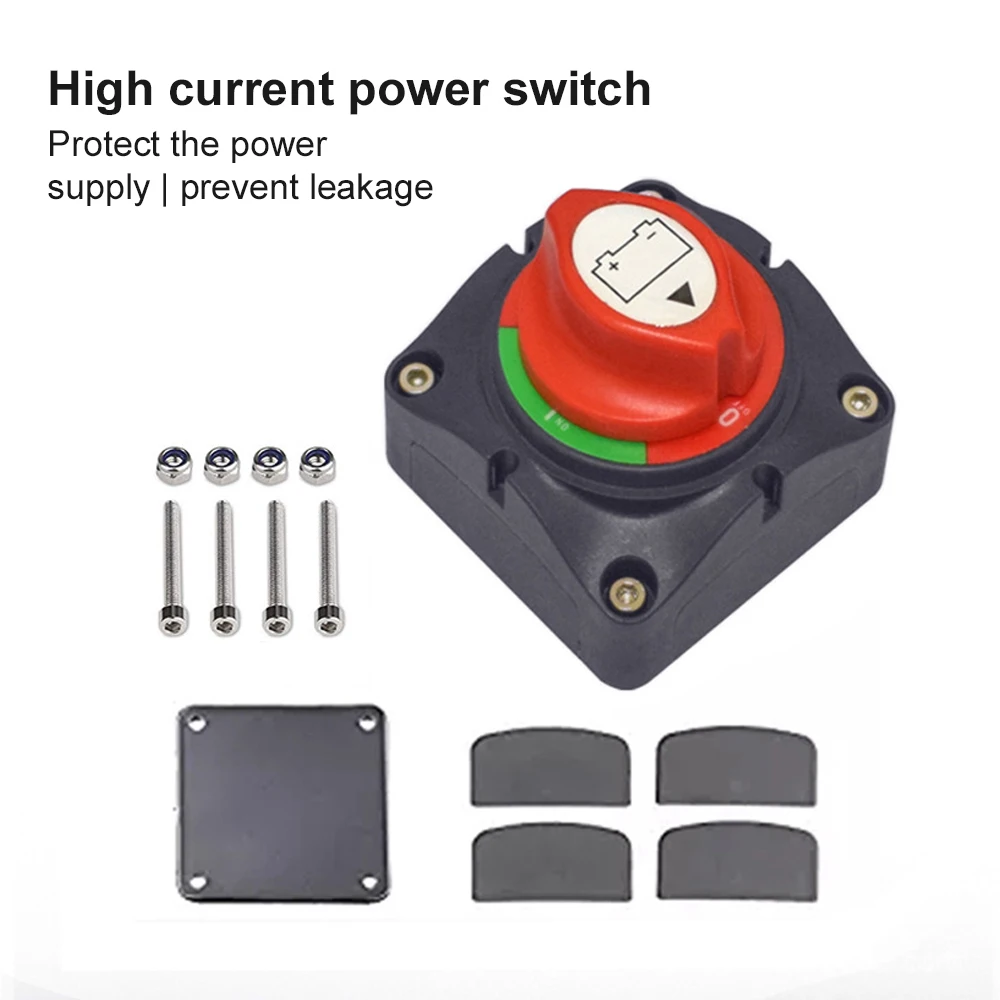 300A Key Battery Selector Isolator Disconnect Rotary Switch Circuit ...