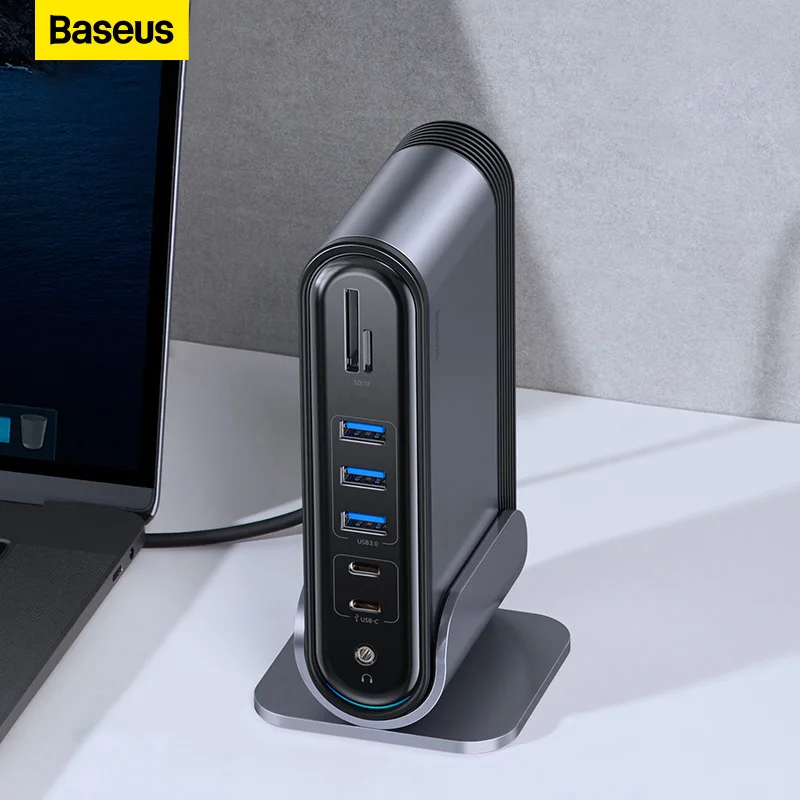 Baseus – Hub Multiport Usb Type-c Vers Hdmi, Usb 3.0 Avec Adaptateur D ...