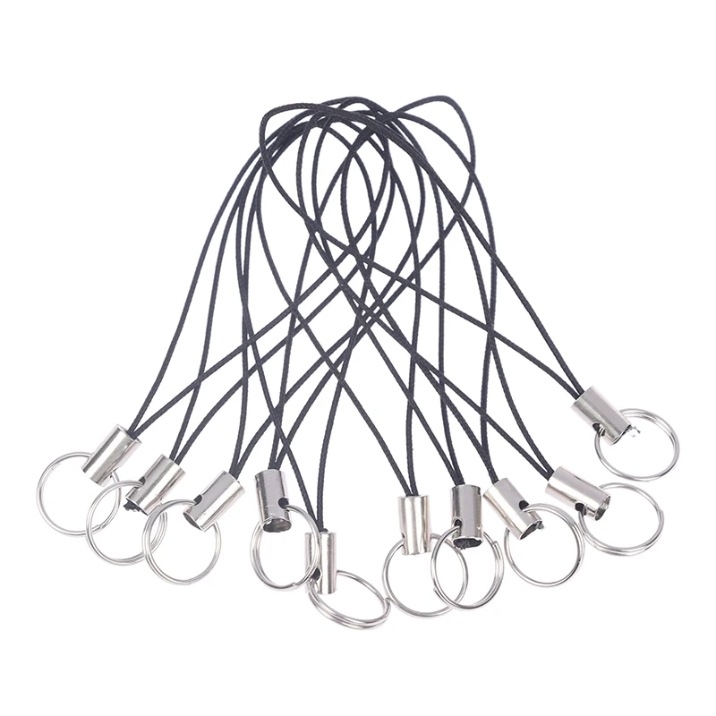 10Pcs-Clasp-Rope-Keychains-Hooks-Mobile-phone-Strap-Keyring-Bag ...