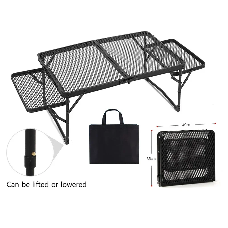 Outdoor-Portable-Lifting-Foldable-Table-Travel-Barbecue-Picnic-Table ...