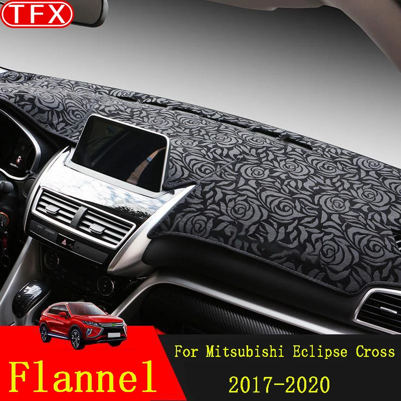Flannel-Dashboard-Cover-Pad-For-Mitsubishi-Eclipse-Cross-2017-2020-Anti ...