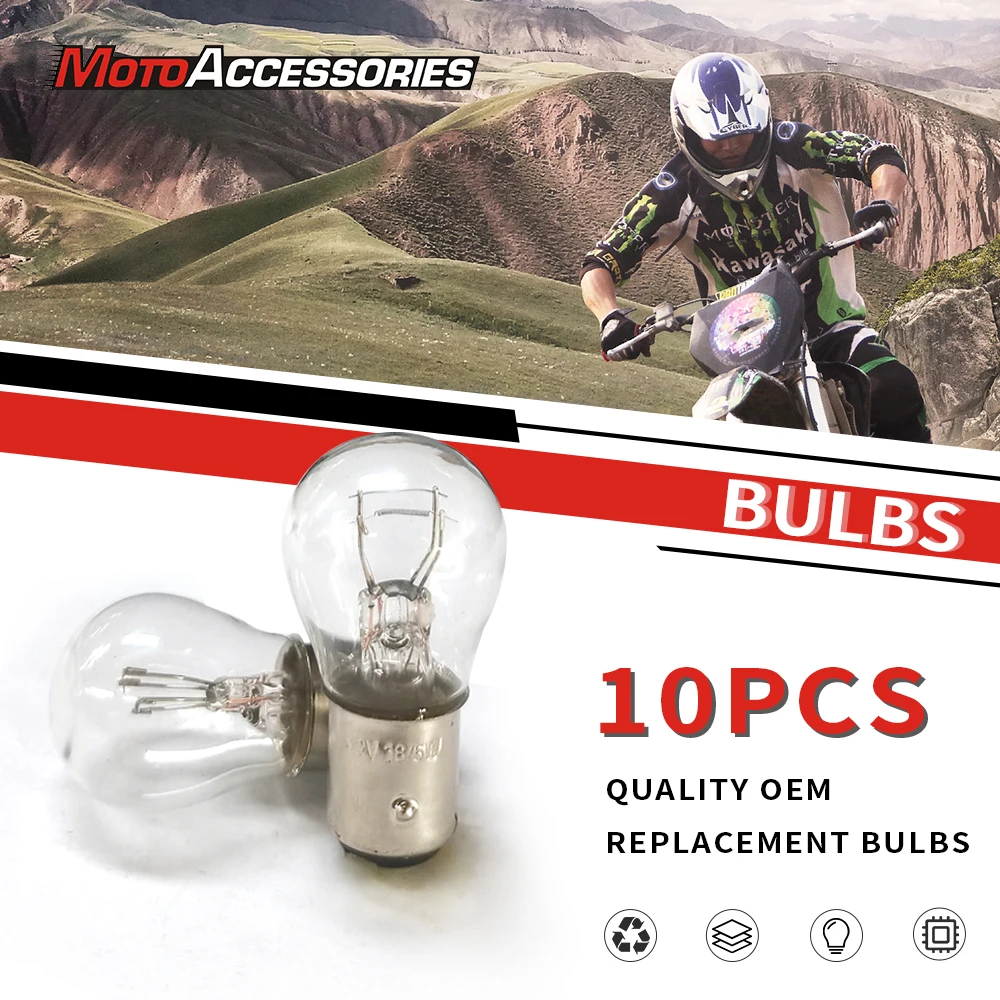 Motorcycle-Bulb-12V-18-5W-Stop-Tail-Bayonet-Sml-Glass-Bulbs-For ...