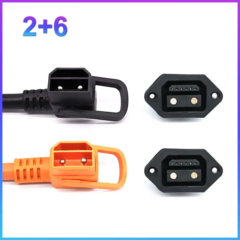 E-BIKE-8Pin-2-6-Battery-Connector-Scooter-Socket-Electric-Bike-Charging ...