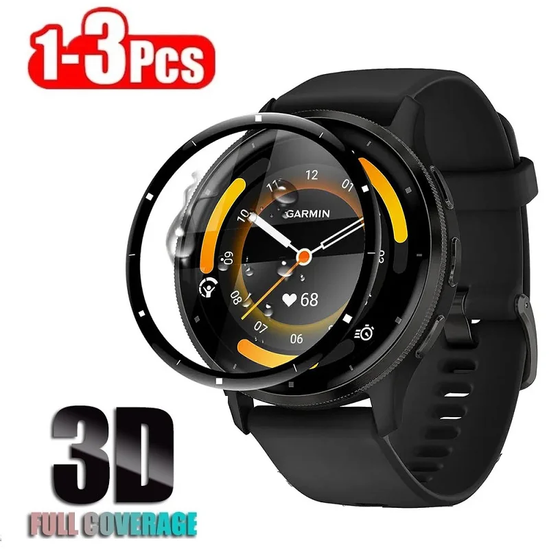 3D Curved Protective Film Compatible for Garmin Venu 3 3S 2 2S Screen ...