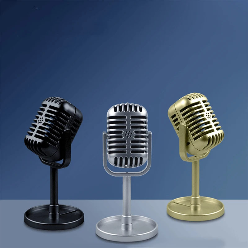 Retro Microphone With Stand