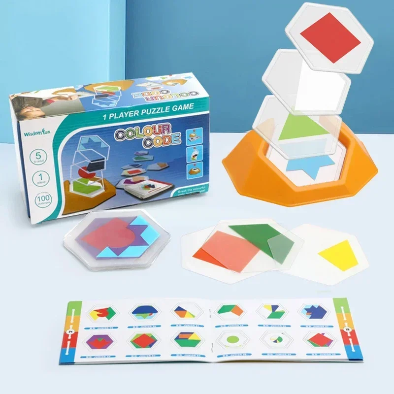 Color-Code-Puzzle-Educational-Children-Logic-Board-Game-Jigsaw ...