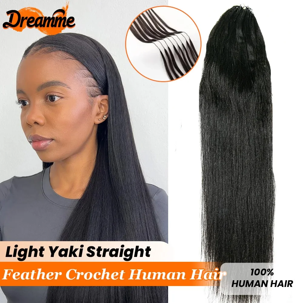 Yaki Straight Pre-divided Bulk Hair for Braiding Human Hair Knotless ...