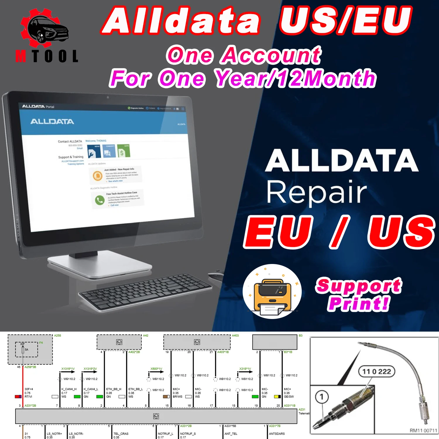 2024-Alldata-USA-EU-online-Account-for-Car-Truck-all-data-Auto-repair ...