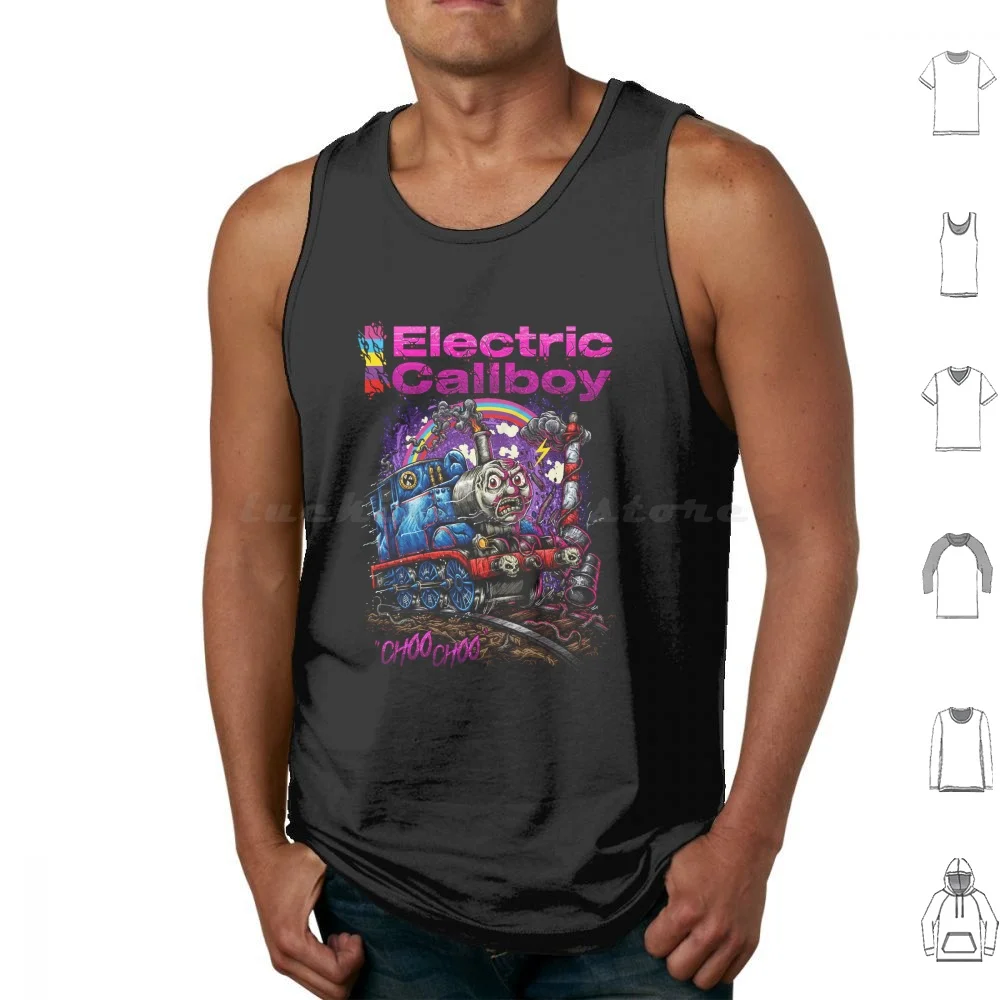 Choo Choo Tank Tops Print Cotton Electric Callboy Electric Callboy Band ...