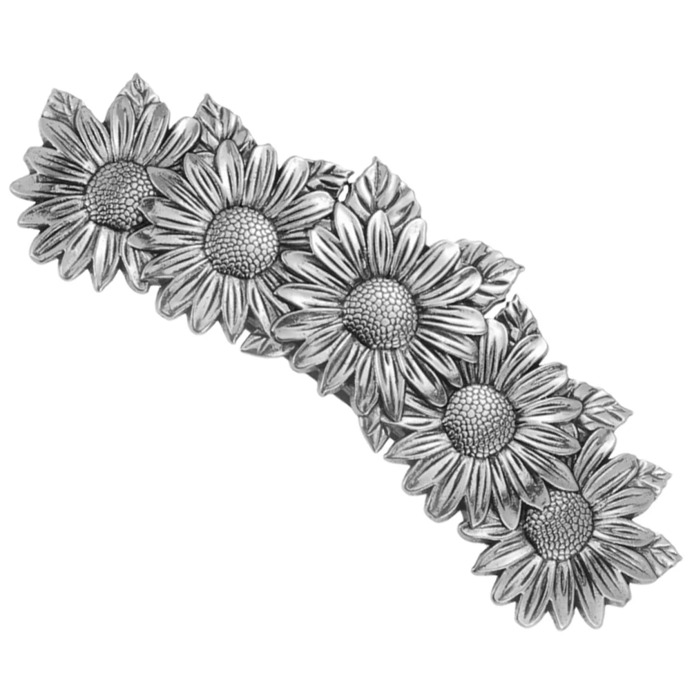 Flower-Vintage-Viking-Hair-Clip-Daisy-Barrette-Pin-Sunflower ...
